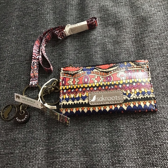 Sakroots | Accessories | Sakroots Id Lanyard Case Camel One World Nwt ...